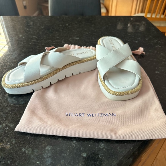 Stuart Weitzman | Shoes | Stuart Weitzman Slide On Sandals | Poshmark